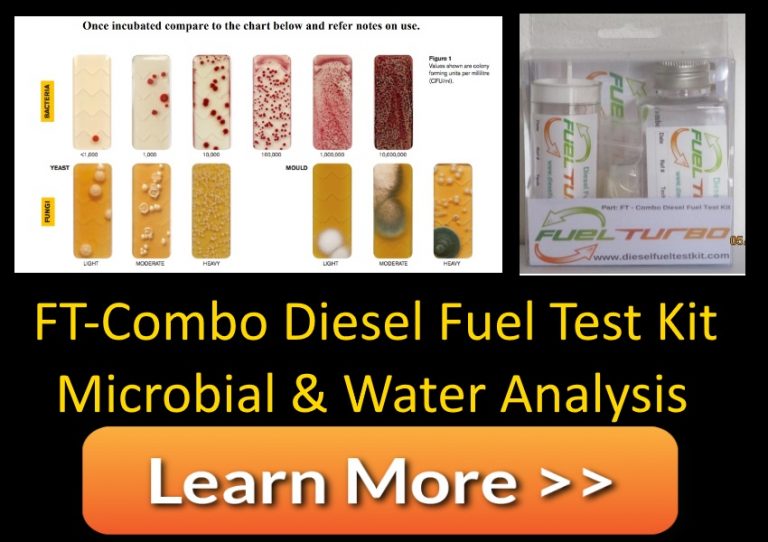 Fast, Easy, Cheap: Field Test Kits Water & Microbial Diesel Fuel Problems