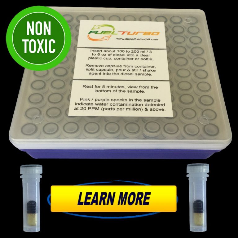 Diesel Fuel Testing Kits - Low Cost, Easy & Fast Results