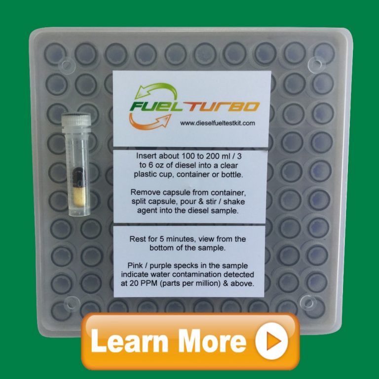 Diesel Fuel Testing Kits - Low Cost, Easy & Fast Results
