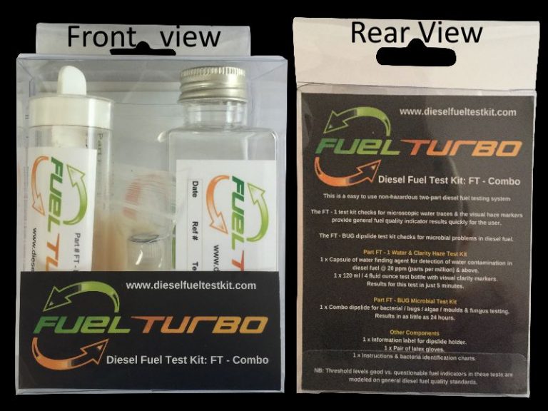 Test Diesel Fuel for Algae, Bugs, Water, Fungus and Bacterial Contamination